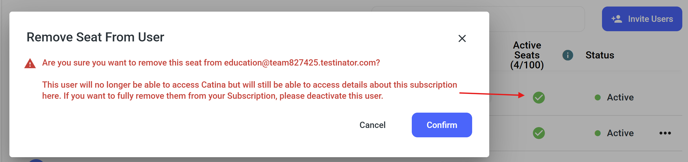 Managing Users/Seats – Steps for assigning, updating, or removing user ...